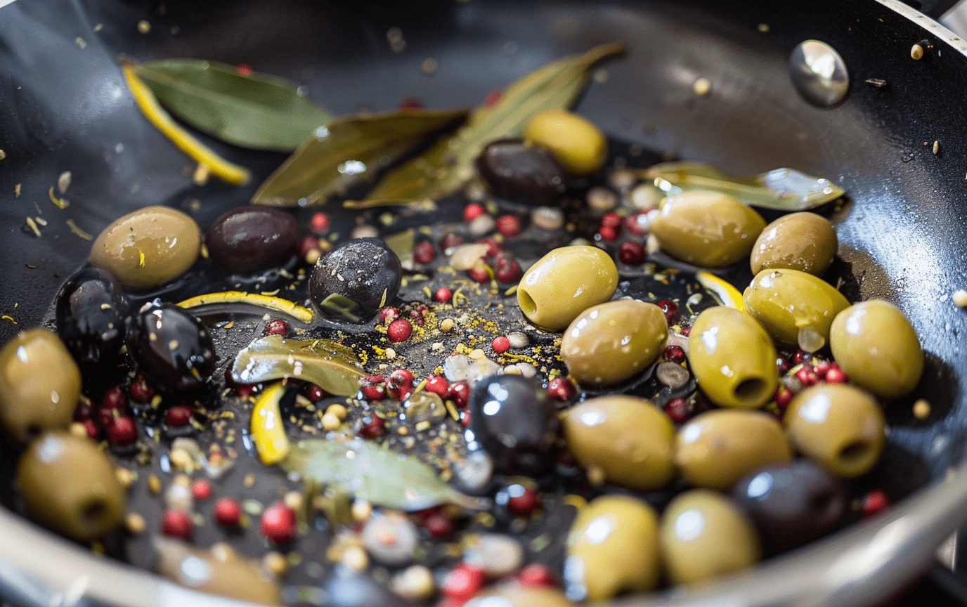 Warm Spiced Olives - Light Orange Bean
