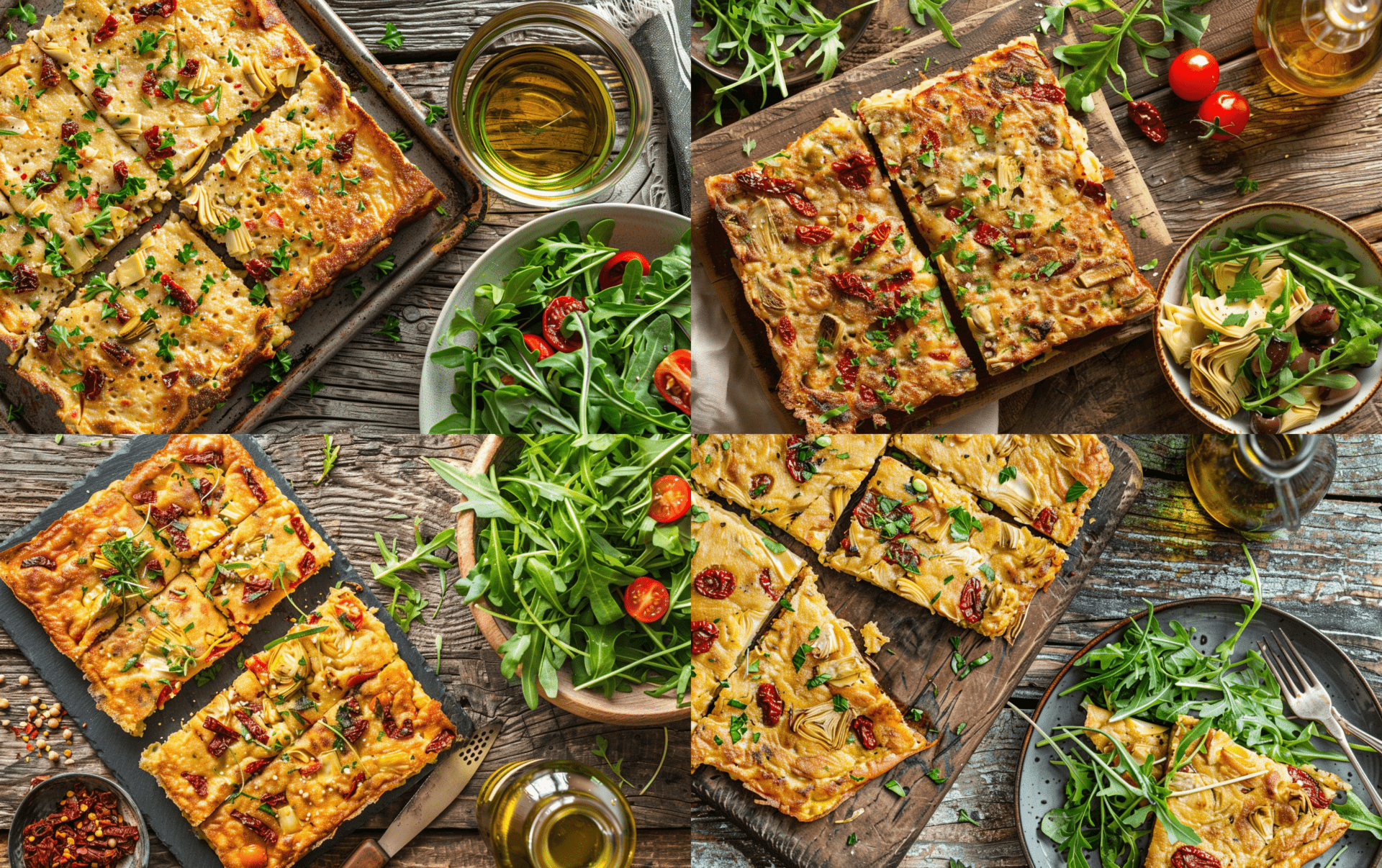 Mediterranean Polenta Cakes - Light Orange Bean