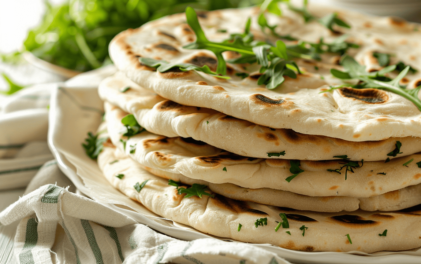 Italian Flatbread Delight - Light Orange Bean