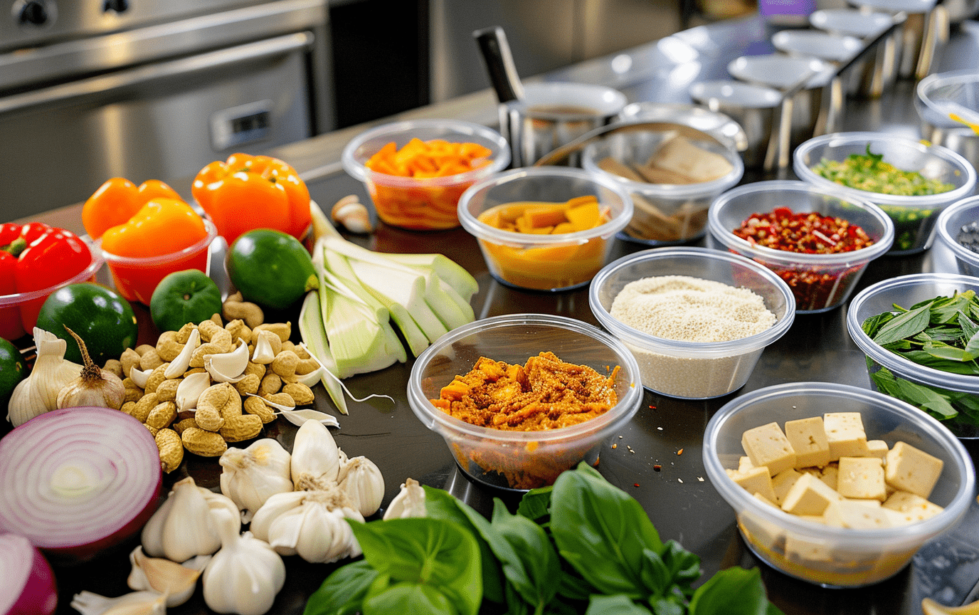 Thai Zucchini and Pumpkin Stir-Fry - Light Orange Bean