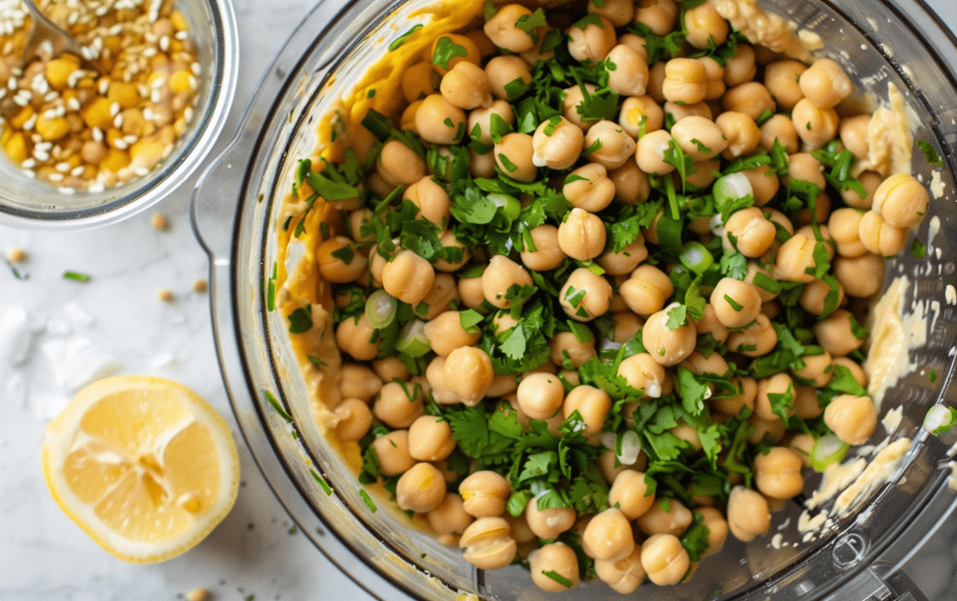 Vegan Chickpea Delight Sandwich - Light Orange Bean