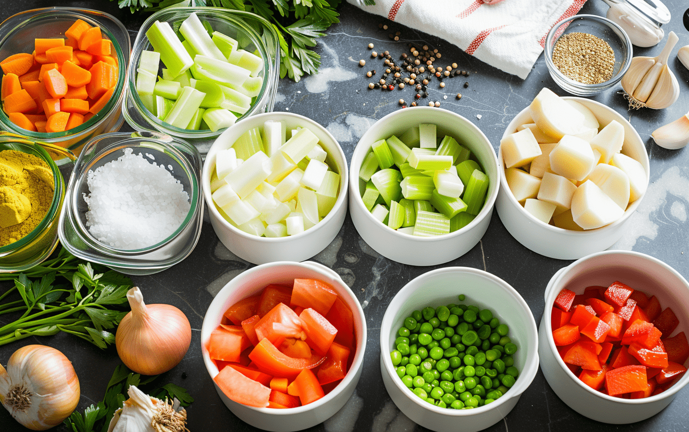 Hearty Vegan Veggie Stew - Light Orange Bean