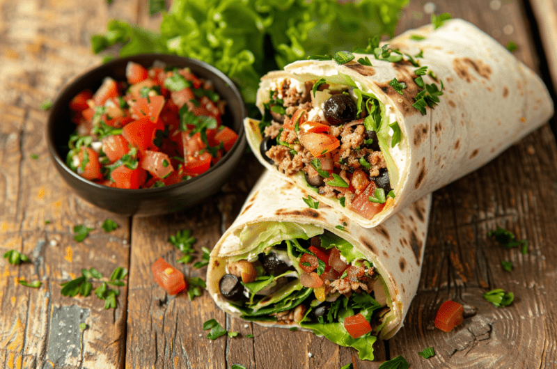 Easy Vegan Walnut Wraps - Light Orange Bean
