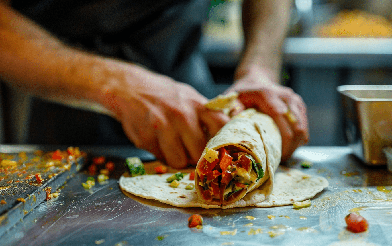 Best Spicy Bean Wrap - Light Orange Bean