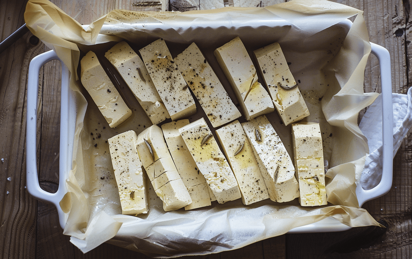 Delightful Vegan Tofu Caprese Salad - Light Orange Bean