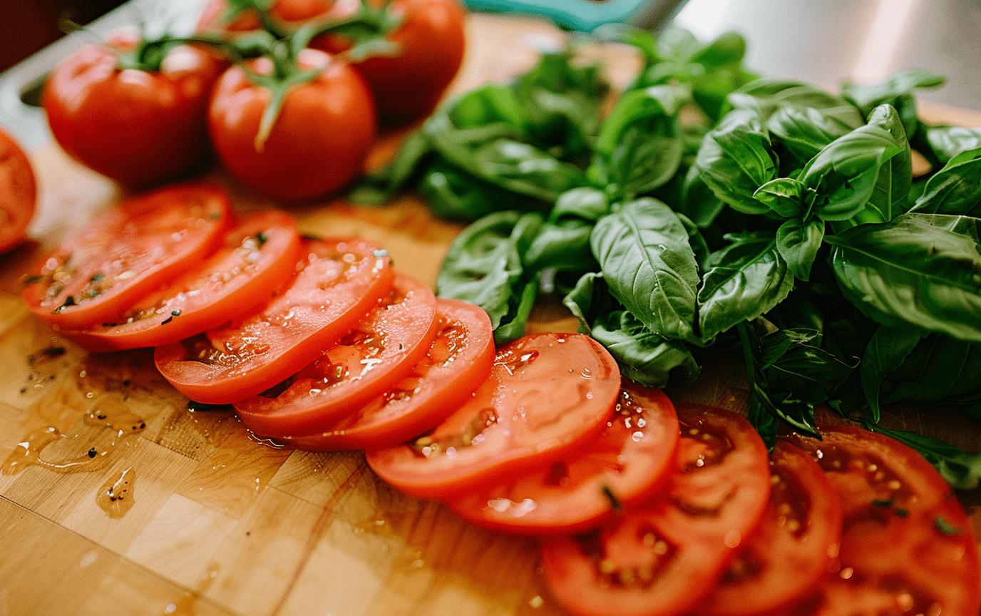 Delightful Vegan Tofu Caprese Salad - Light Orange Bean