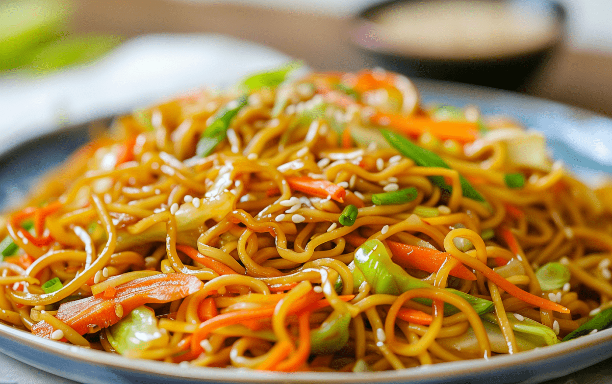 Vegan Chow Mein Fun - Light Orange Bean