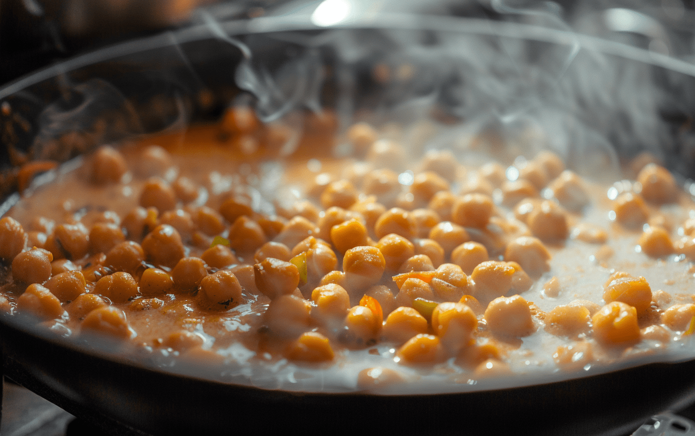 Coconut Chickpea Delight - Light Orange Bean