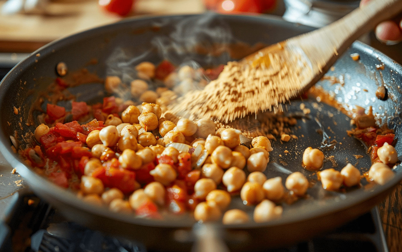 Coconut Chickpea Delight - Light Orange Bean