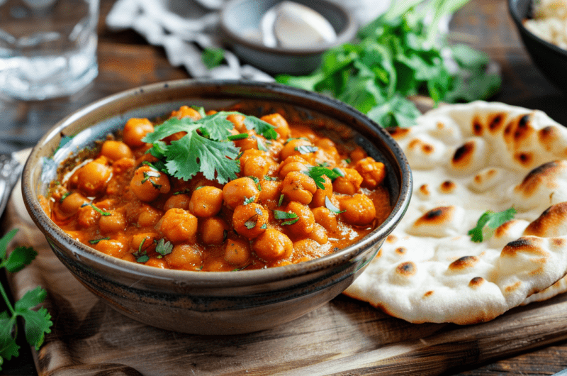 Coconut Chickpea Delight - Light Orange Bean