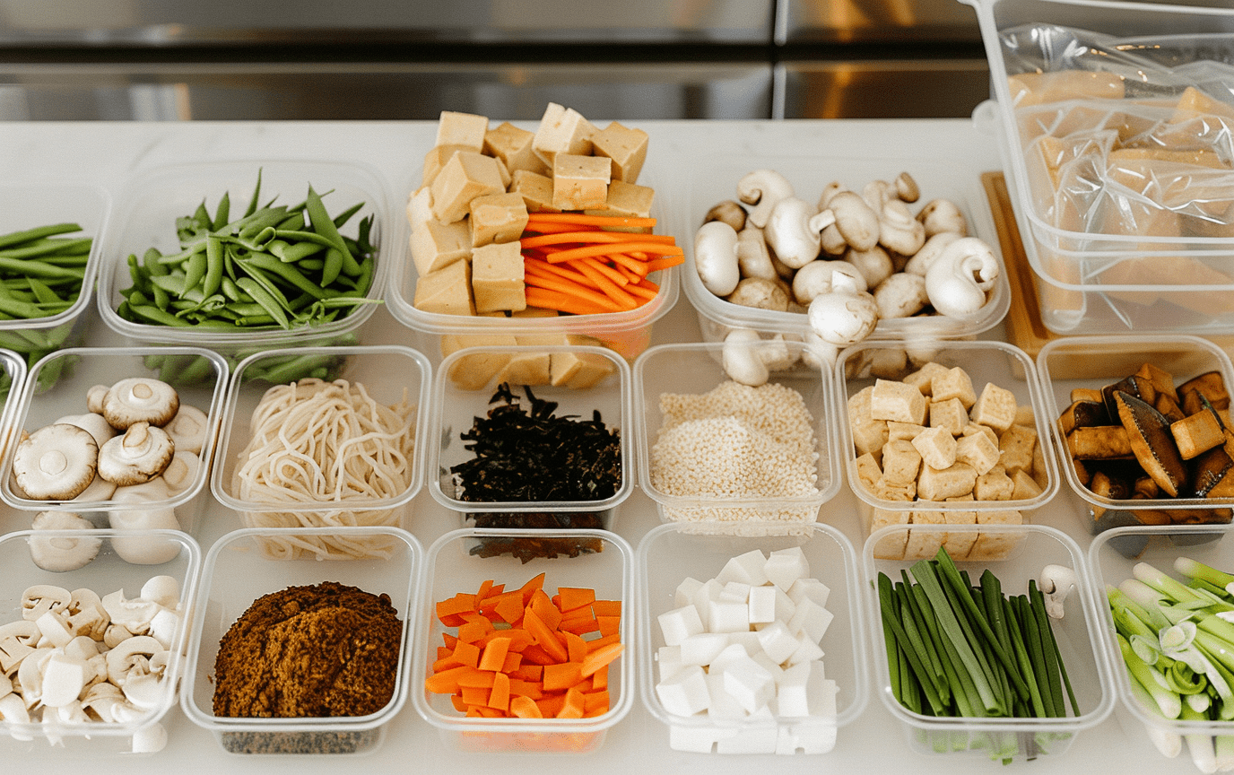 Delightful Vegan Chow Fun Noodles - Light Orange Bean