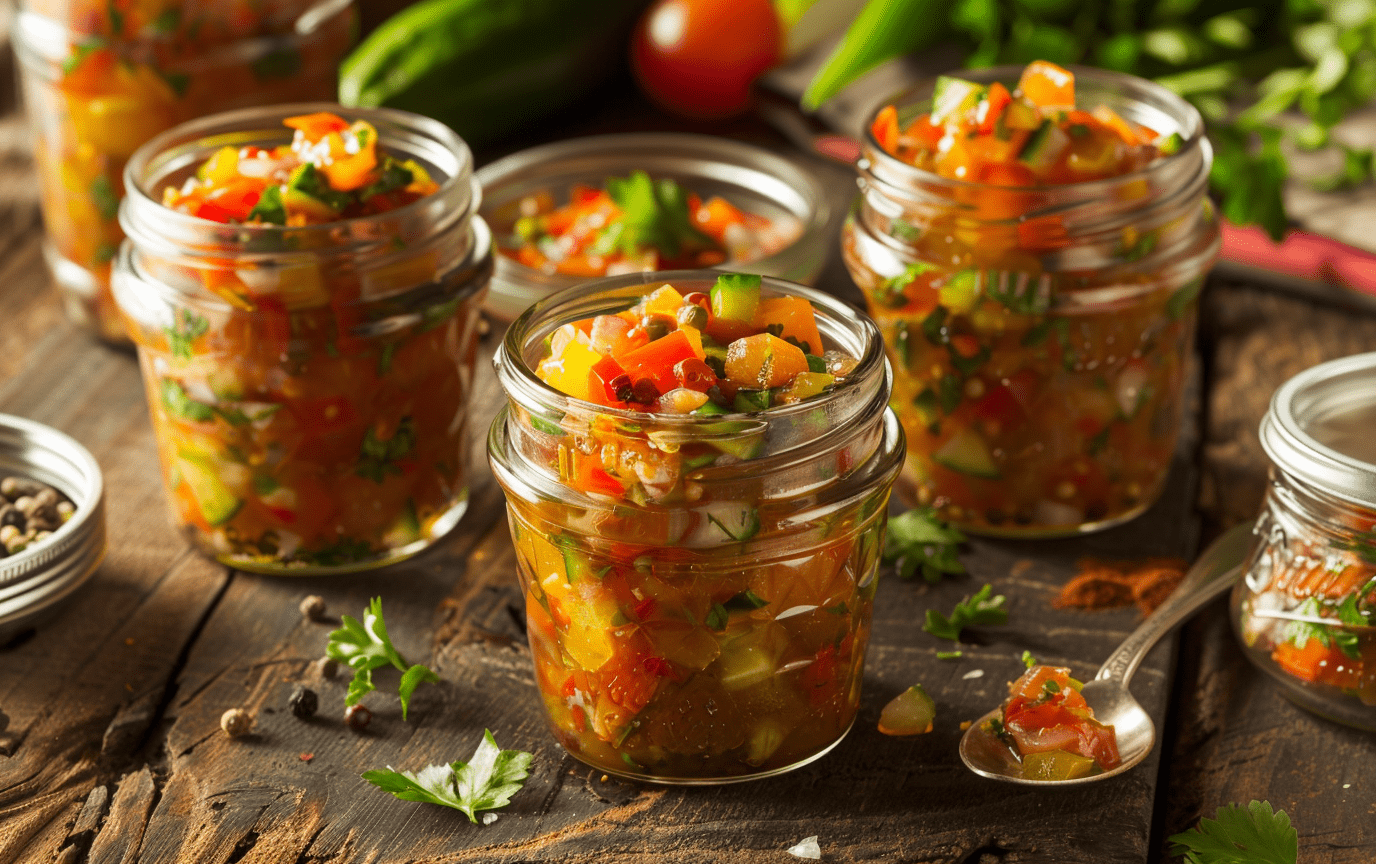 Chow Chow Recipe - Easy Tangy Summer Relish - Light Orange Bean