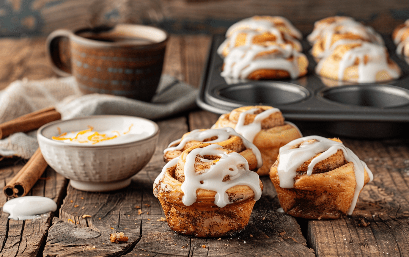 Fluffy Tangzhong Cinnamon Rolls - Light Orange Bean