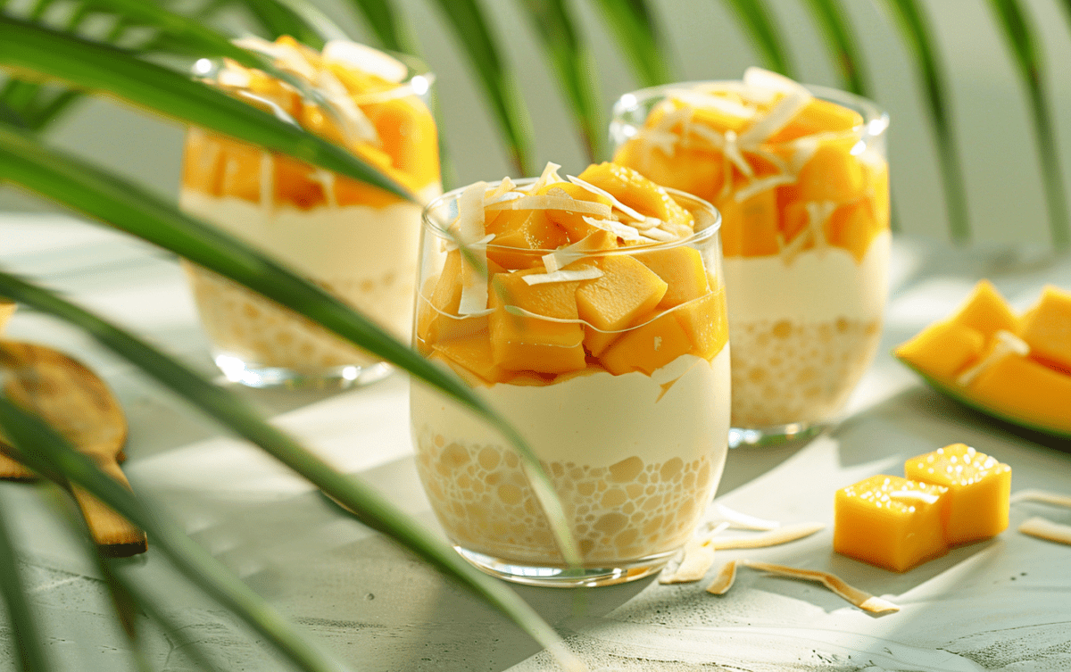 Mango Sago Recipe (Tapioca Pudding) - A Tropical Taste of Sunshine ...