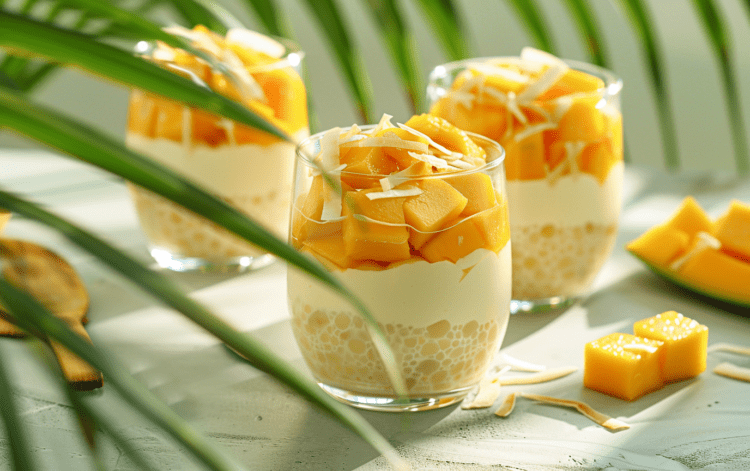 Mango Sago Recipe (Tapioca Pudding) - A Tropical Taste of Sunshine ...