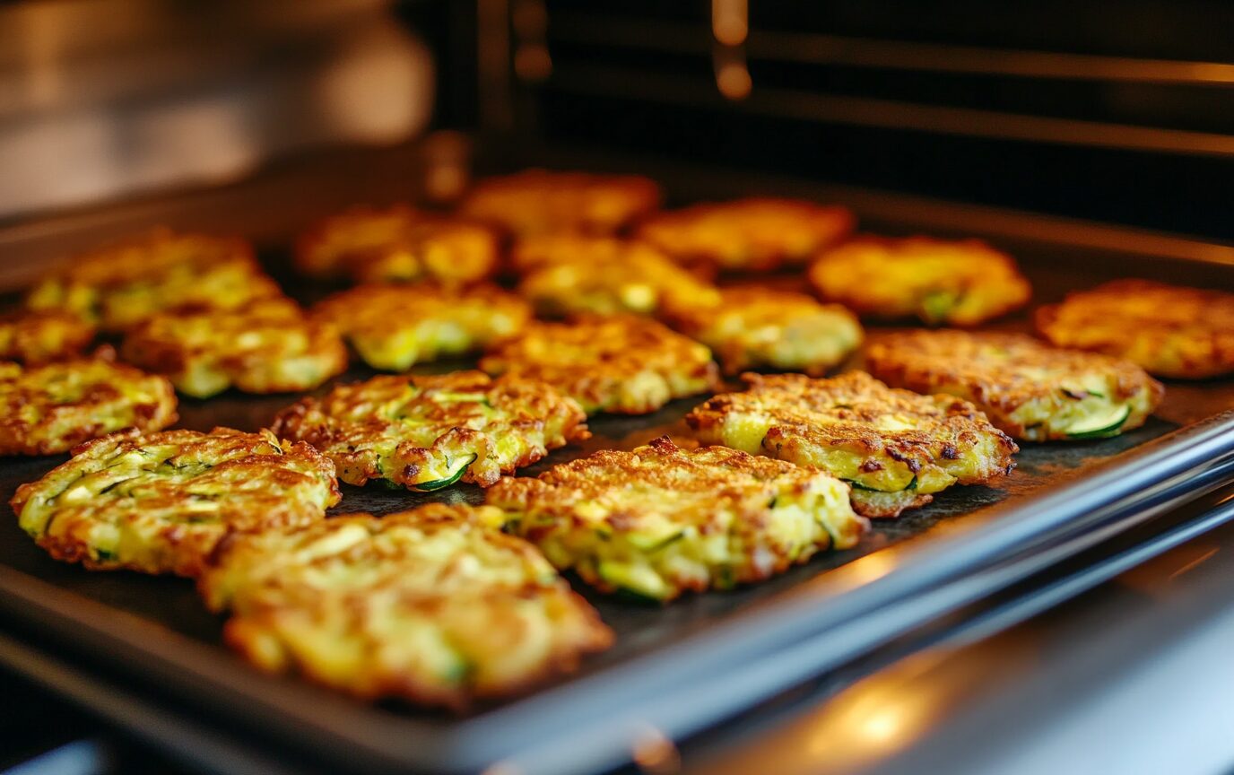 Crunchy Zucchini Fritters - Light Orange Bean