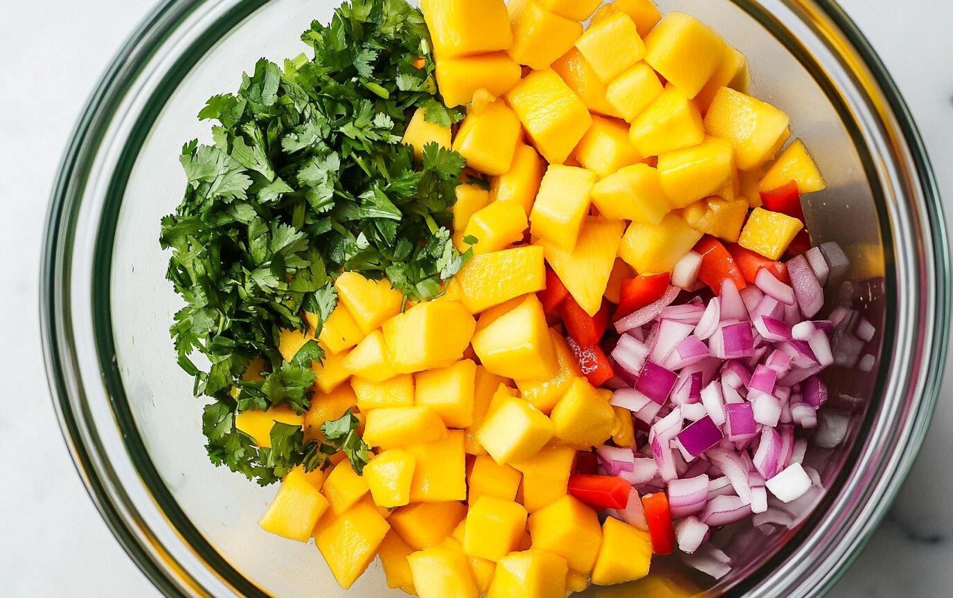 Zesty Mango Salsa - Light Orange Bean