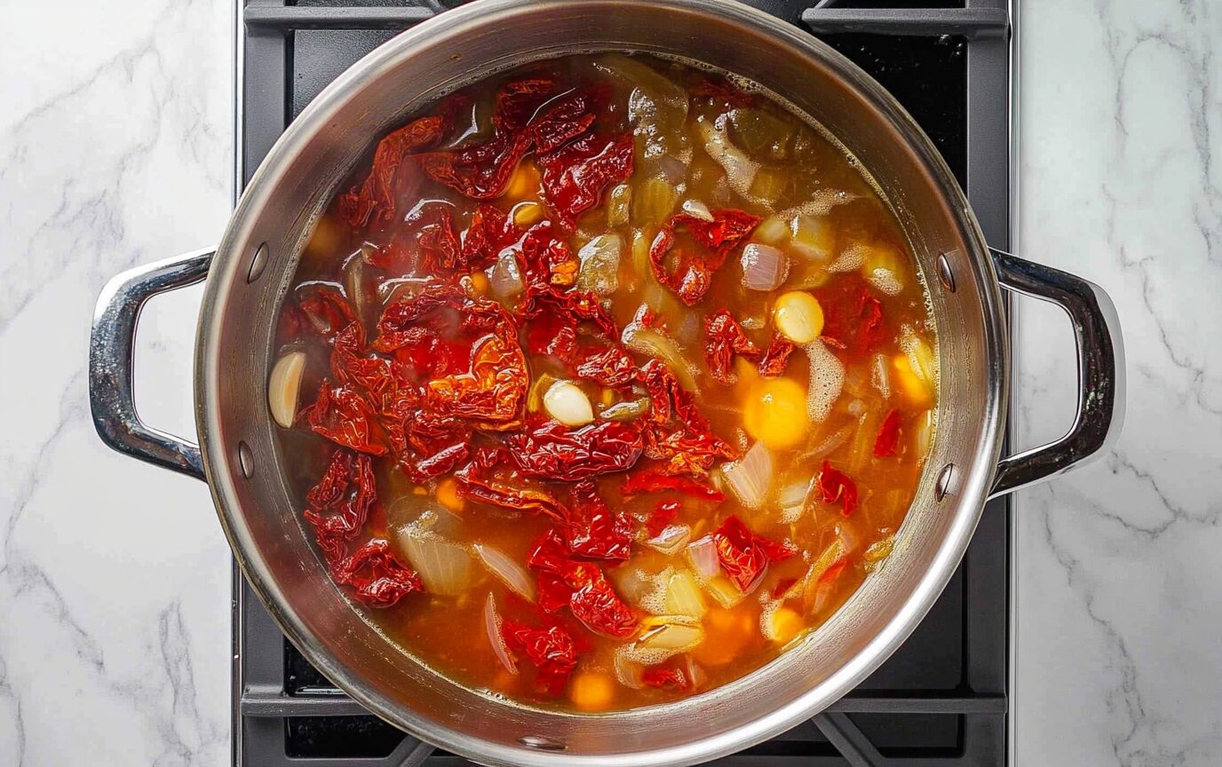 Roasted Red Pepper Soup - Light Orange Bean