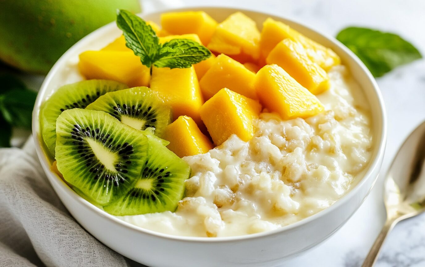 Tropical Sticky Rice Pudding - Light Orange Bean