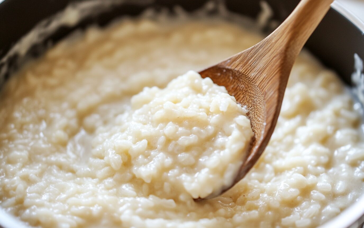 Tropical Sticky Rice Pudding - Light Orange Bean