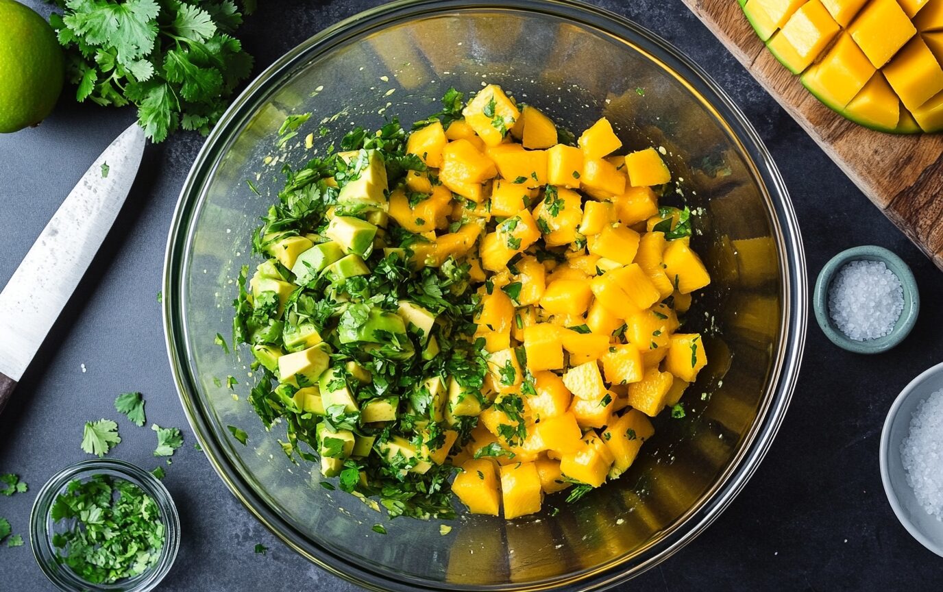 #1 Perfect Snack: Black Bean & Mango Wraps - Light Orange Bean