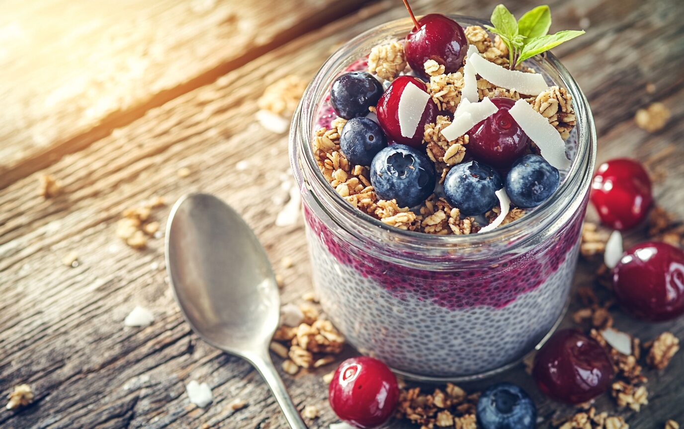 Chia Seed Breakfast Delight - Light Orange Bean
