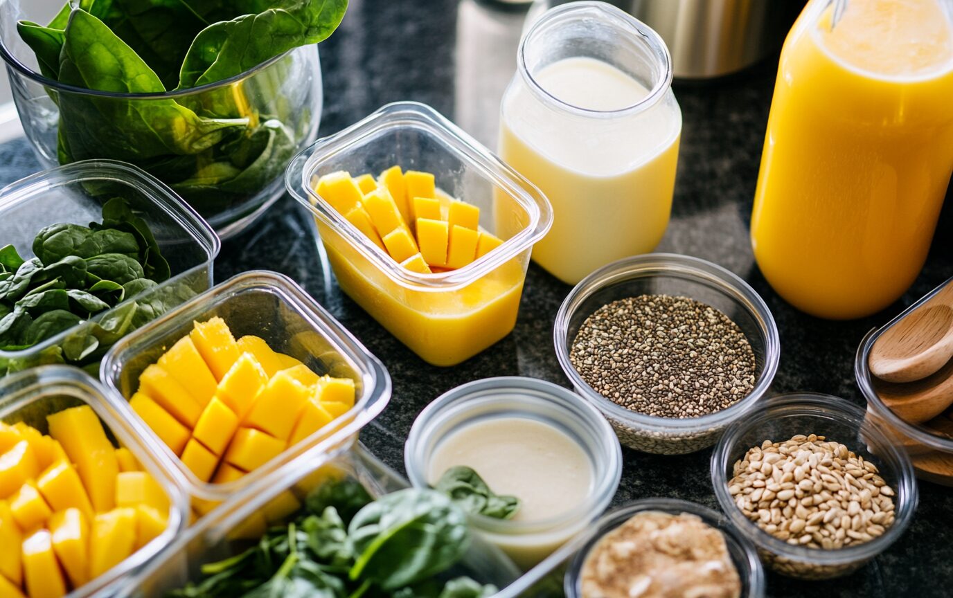 Ultimate Vegan Green Smoothie - Light Orange Bean