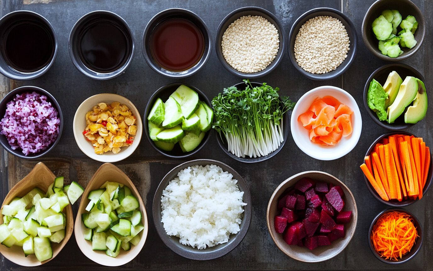 Zesty Vibrant Beet Poke Delight - Light Orange Bean