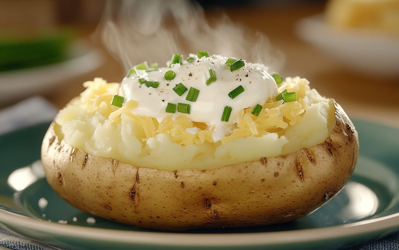 Easy Microwave Potato - Light Orange Bean