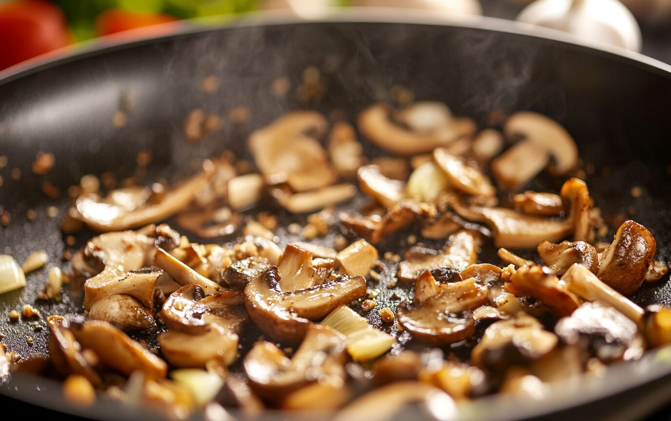 Glazed Shiitake Delight - Light Orange Bean