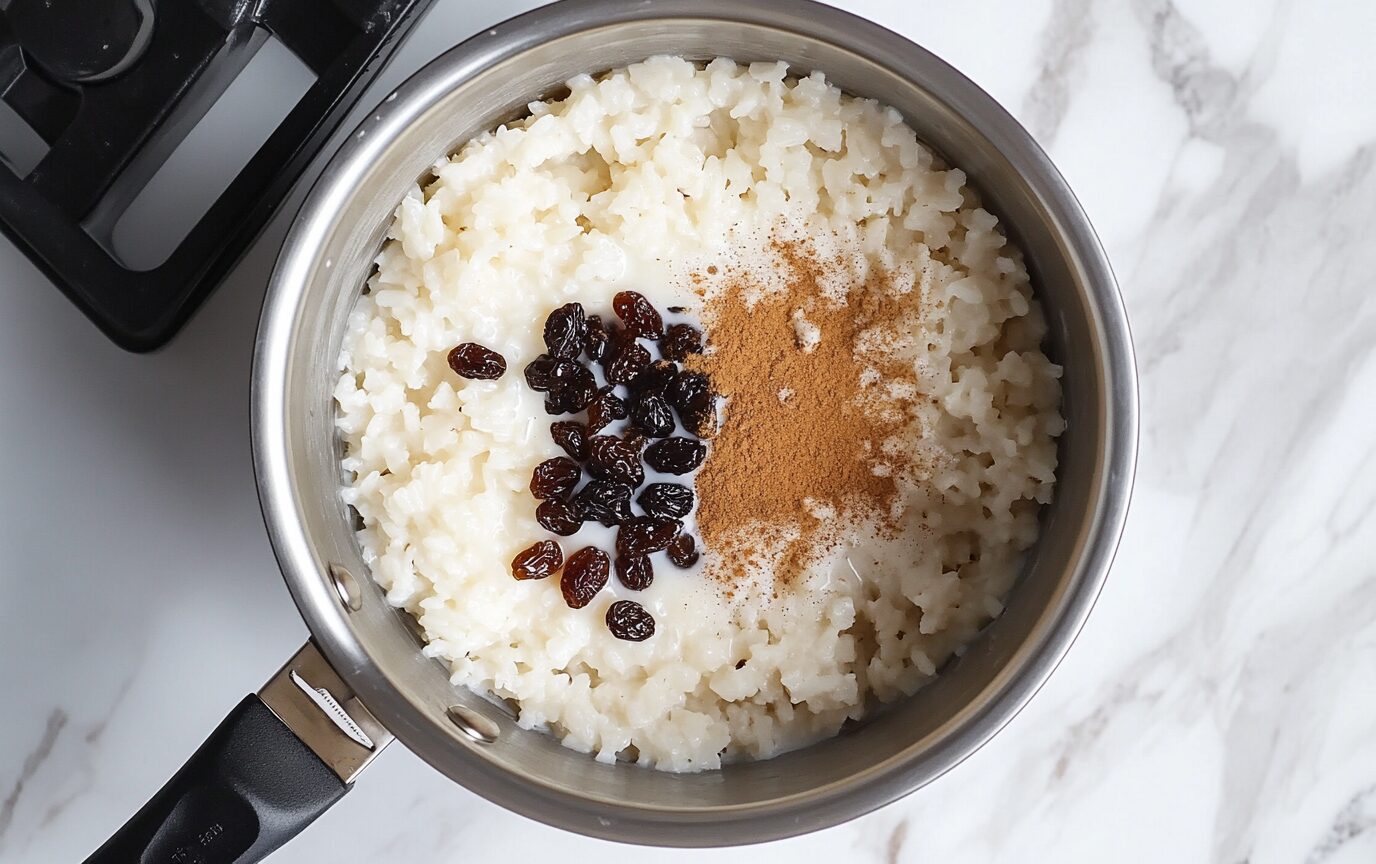 Silky Vegan Rice Pudding - Light Orange Bean