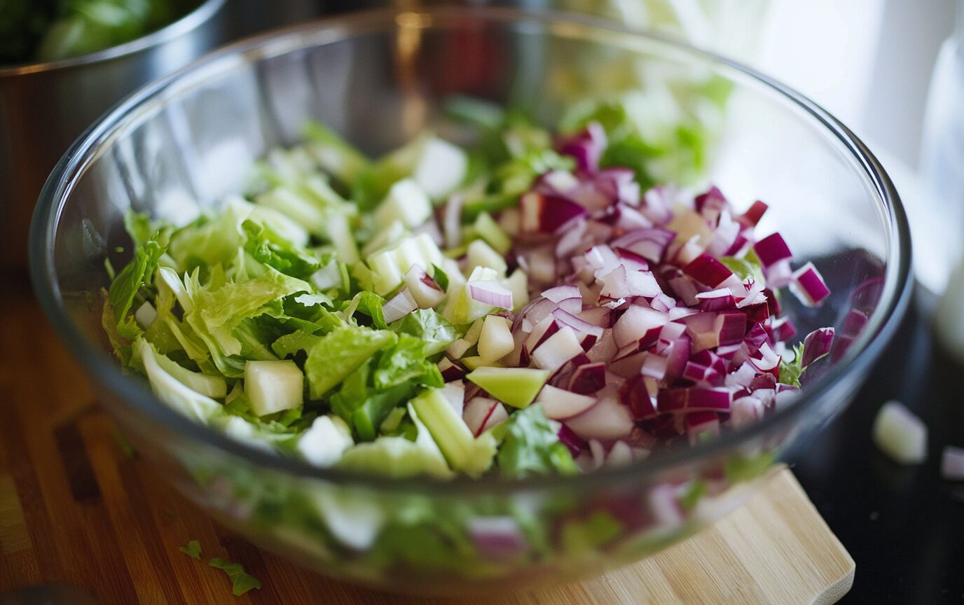 Italian Mixed Green Salad - Light Orange Bean