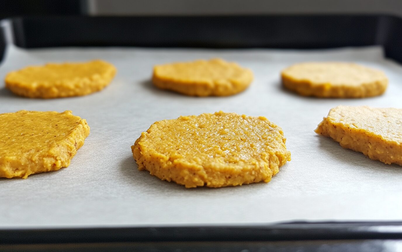 Easy Vegan Chickpea Patties - Light Orange Bean