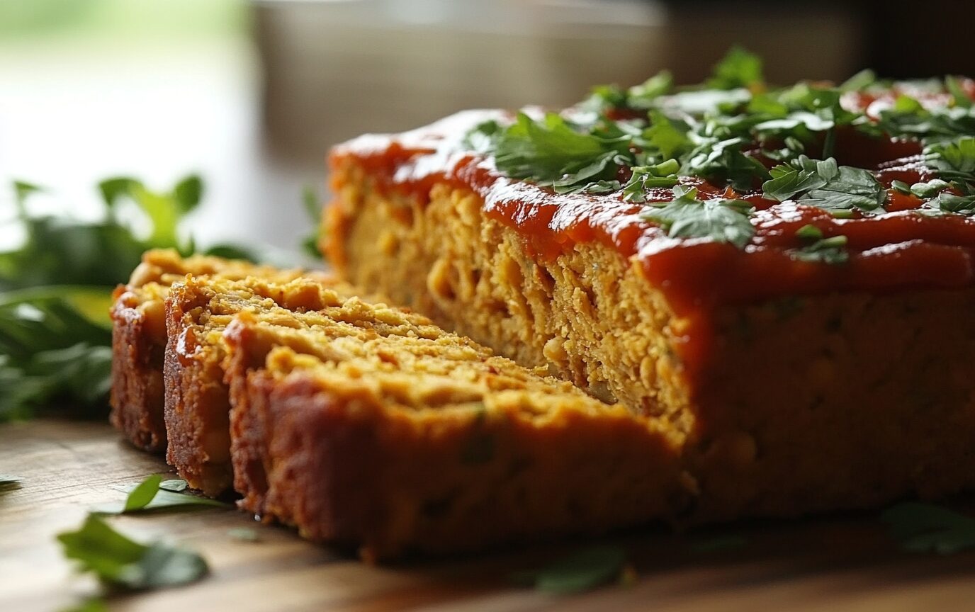Smoky Chickpea Loaf - Light Orange Bean