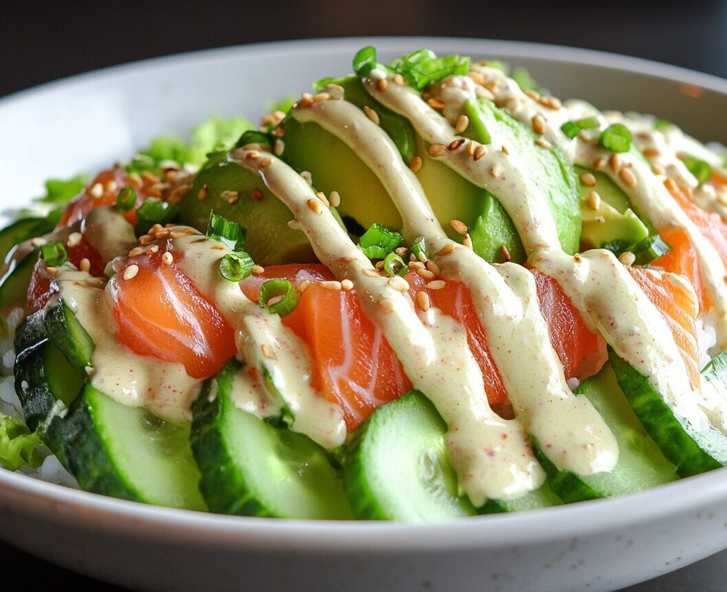 Deconstructed Sushi Bowl - Light Orange Bean