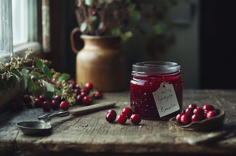 Easy Cranberry Spread - Light Orange Bean