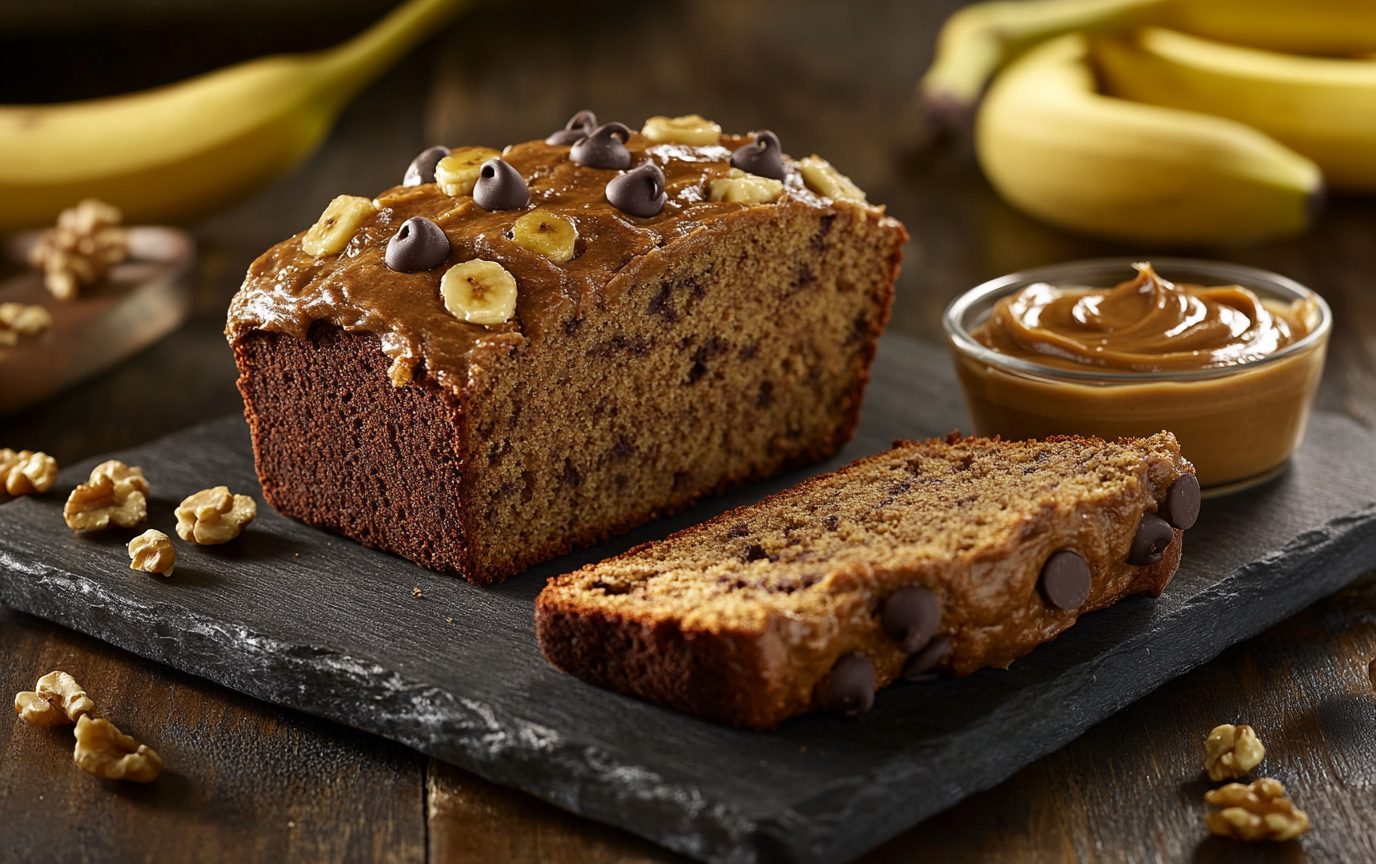 Ultimate Vegan Banana Loaf - Light Orange Bean