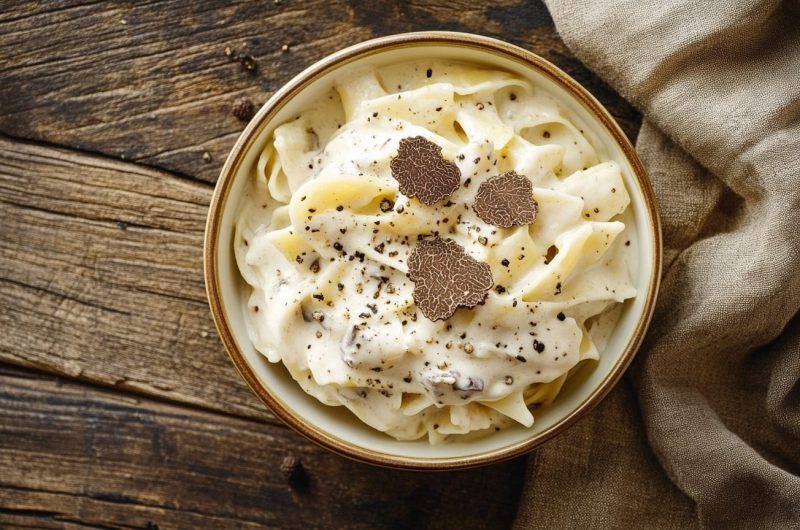 Gourmet Vegan Truffle Pasta - Light Orange Bean