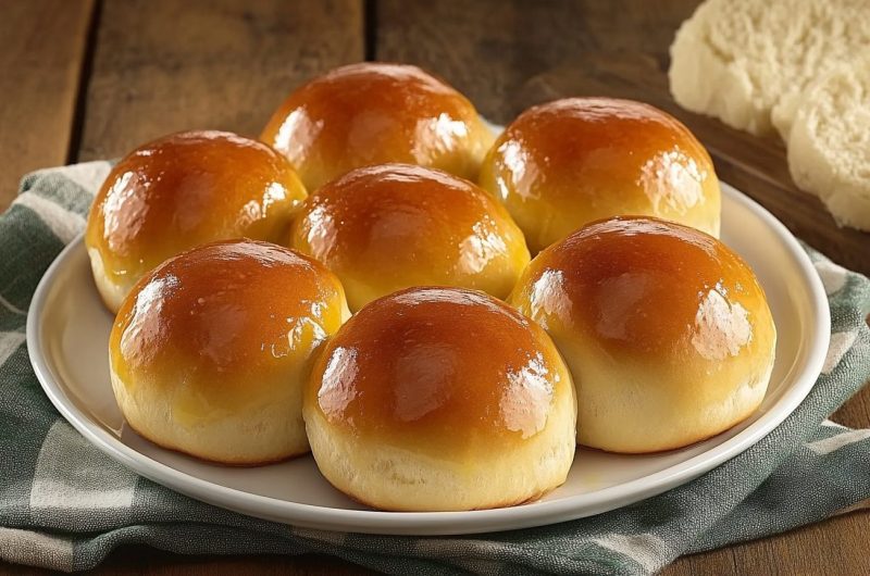 Fluffy Gluten-Free Dinner Buns - Light Orange Bean