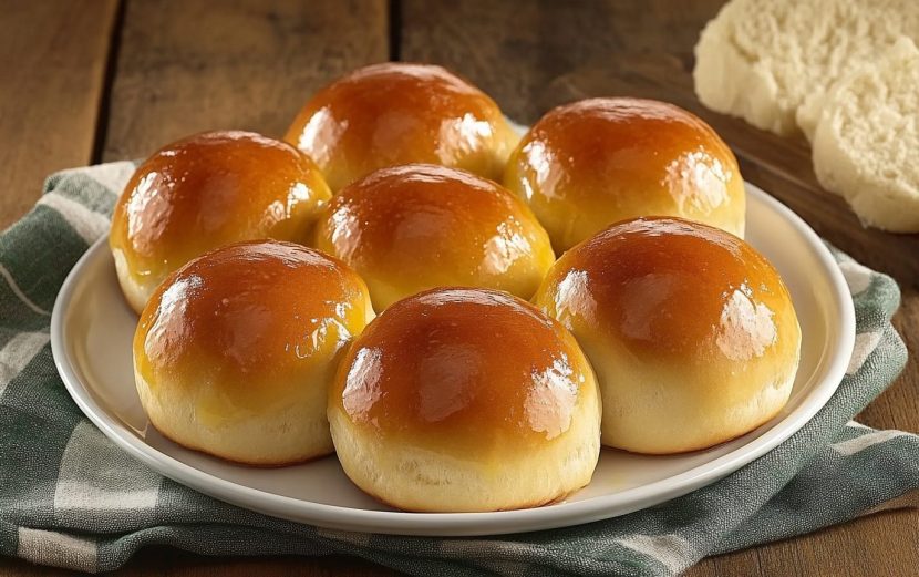 Fluffy Gluten-Free Dinner Buns - Light Orange Bean