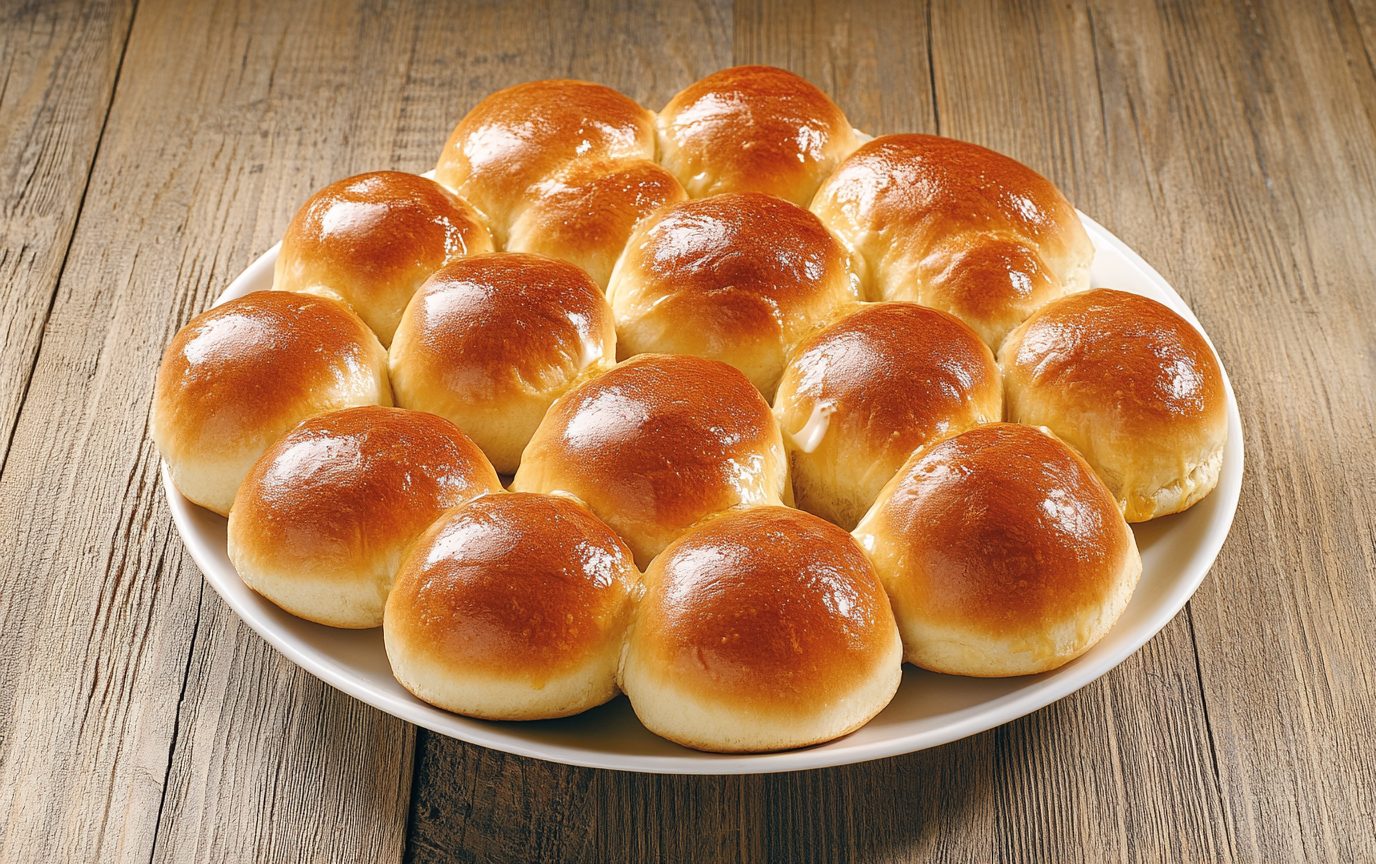 Fluffy Gluten-Free Dinner Buns - Light Orange Bean