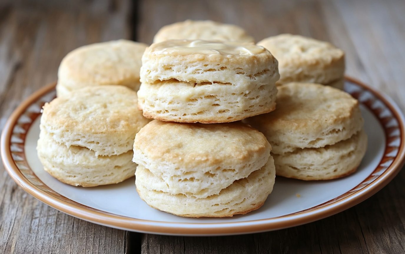 Fluffy Vegan Biscuits - Light Orange Bean