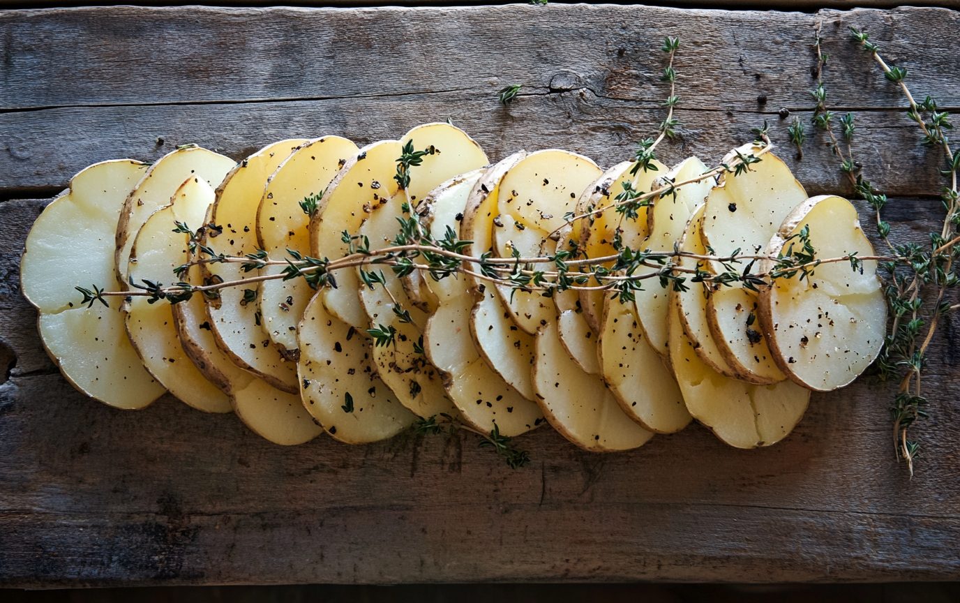 Creamy Herb Potato Bake - Light Orange Bean