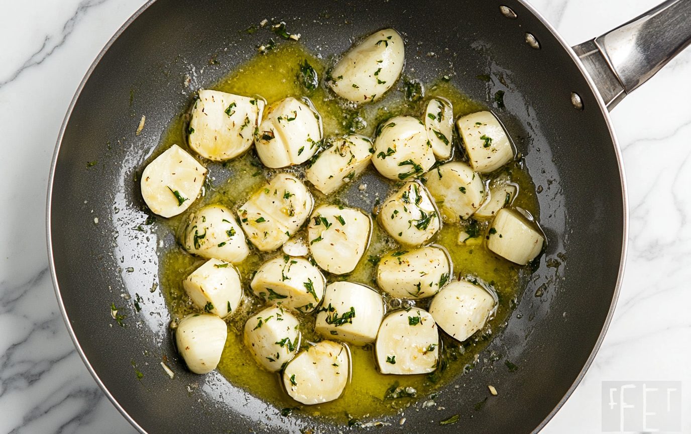 Garlic Butter Heart of Palm Lobster - Light Orange Bean