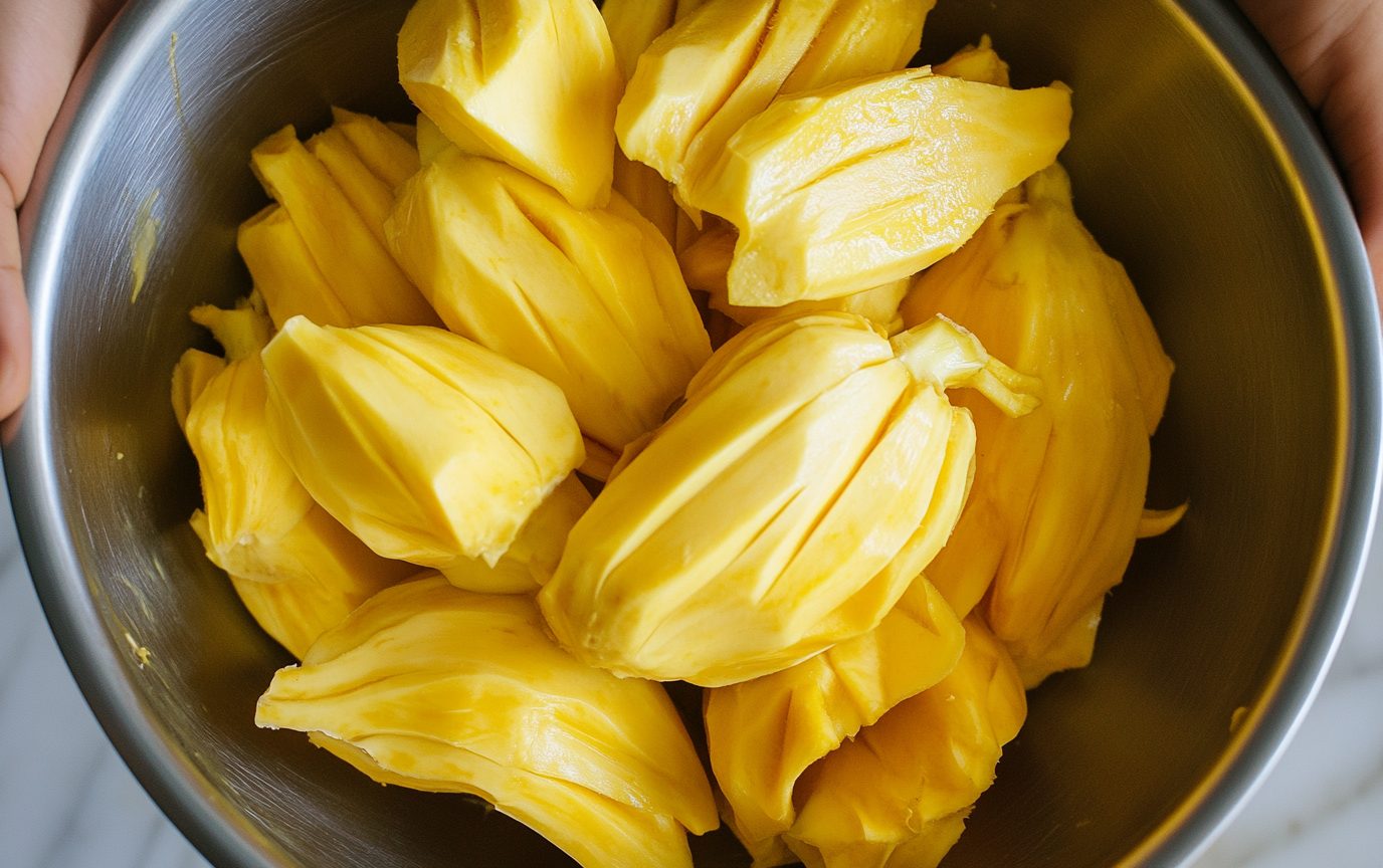 Plant-Based Jackfruit Salad - Light Orange Bean