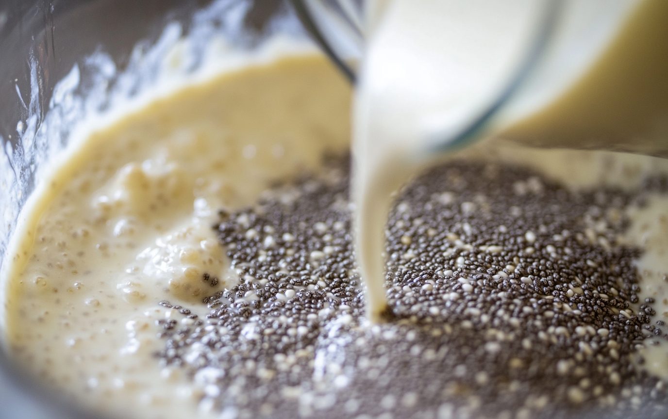 Banana Walnut Chia Oatmeal - Light Orange Bean