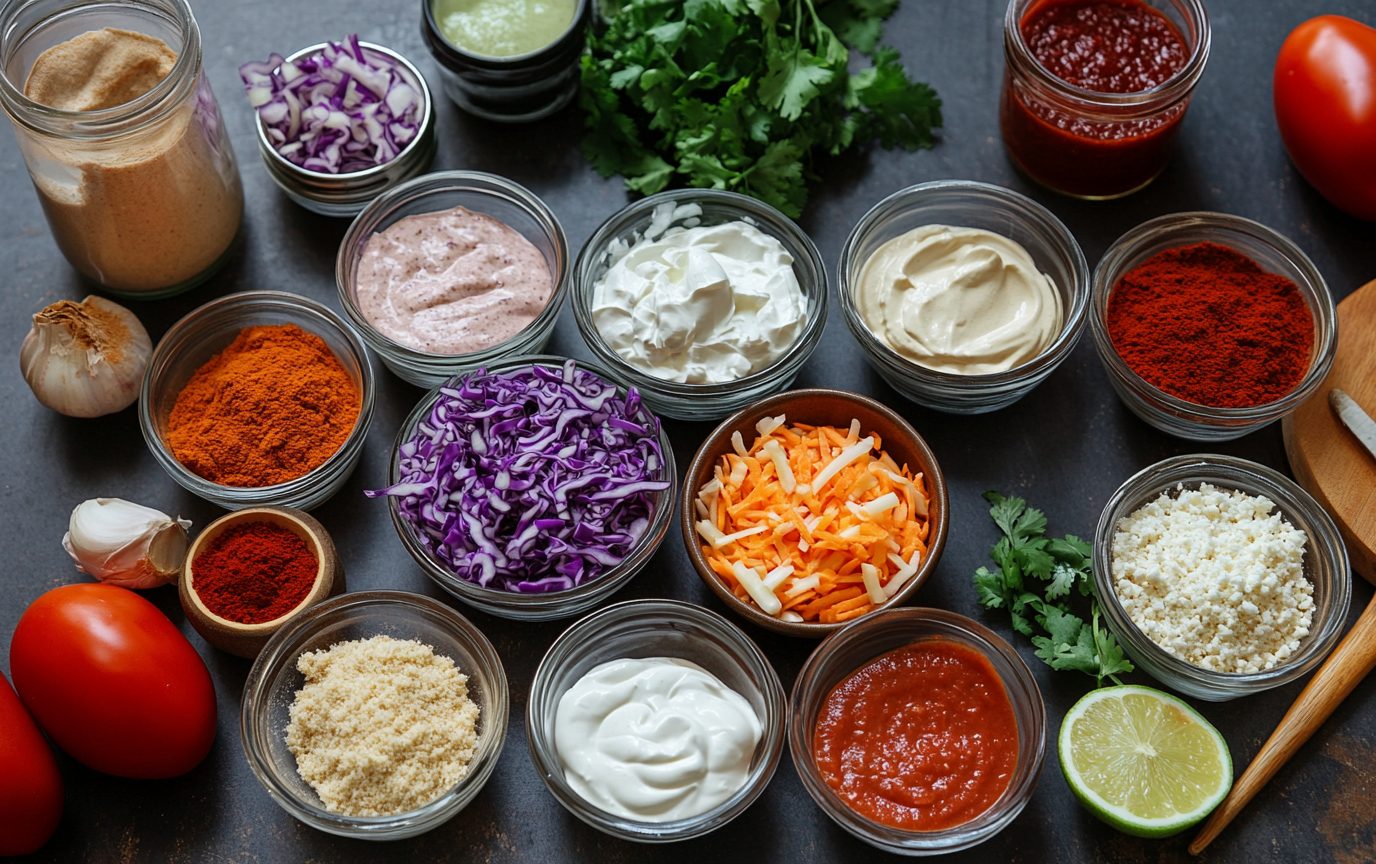Easy Simple Chicken Tacos - Light Orange Bean
