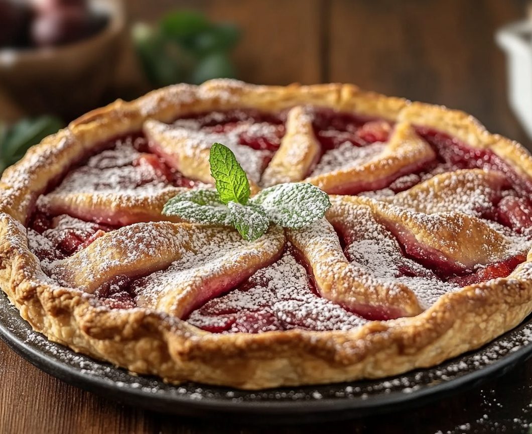 Festive Vegan Fruit Pies - Light Orange Bean