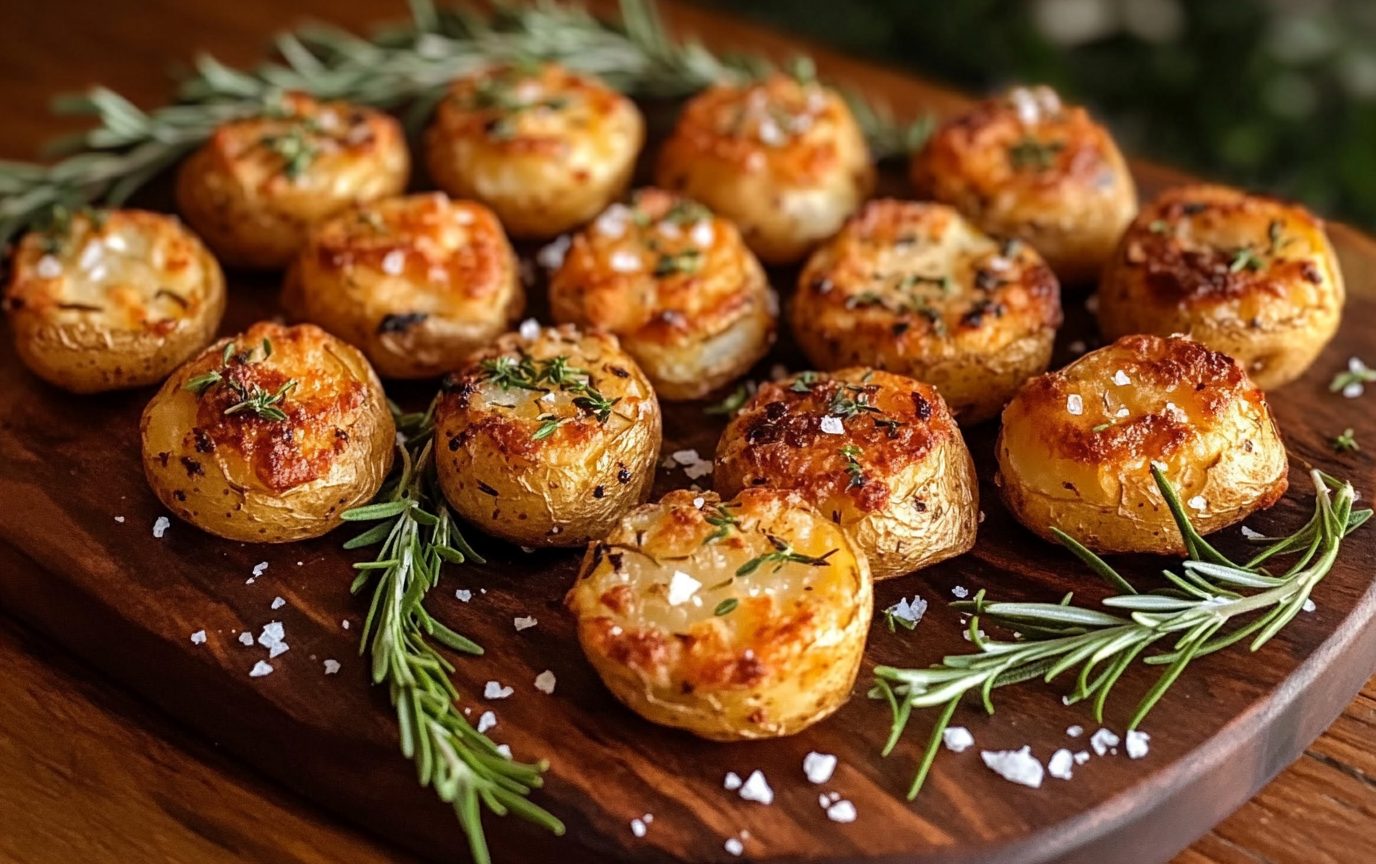 Herbed Baked Mini Potatoes - Light Orange Bean