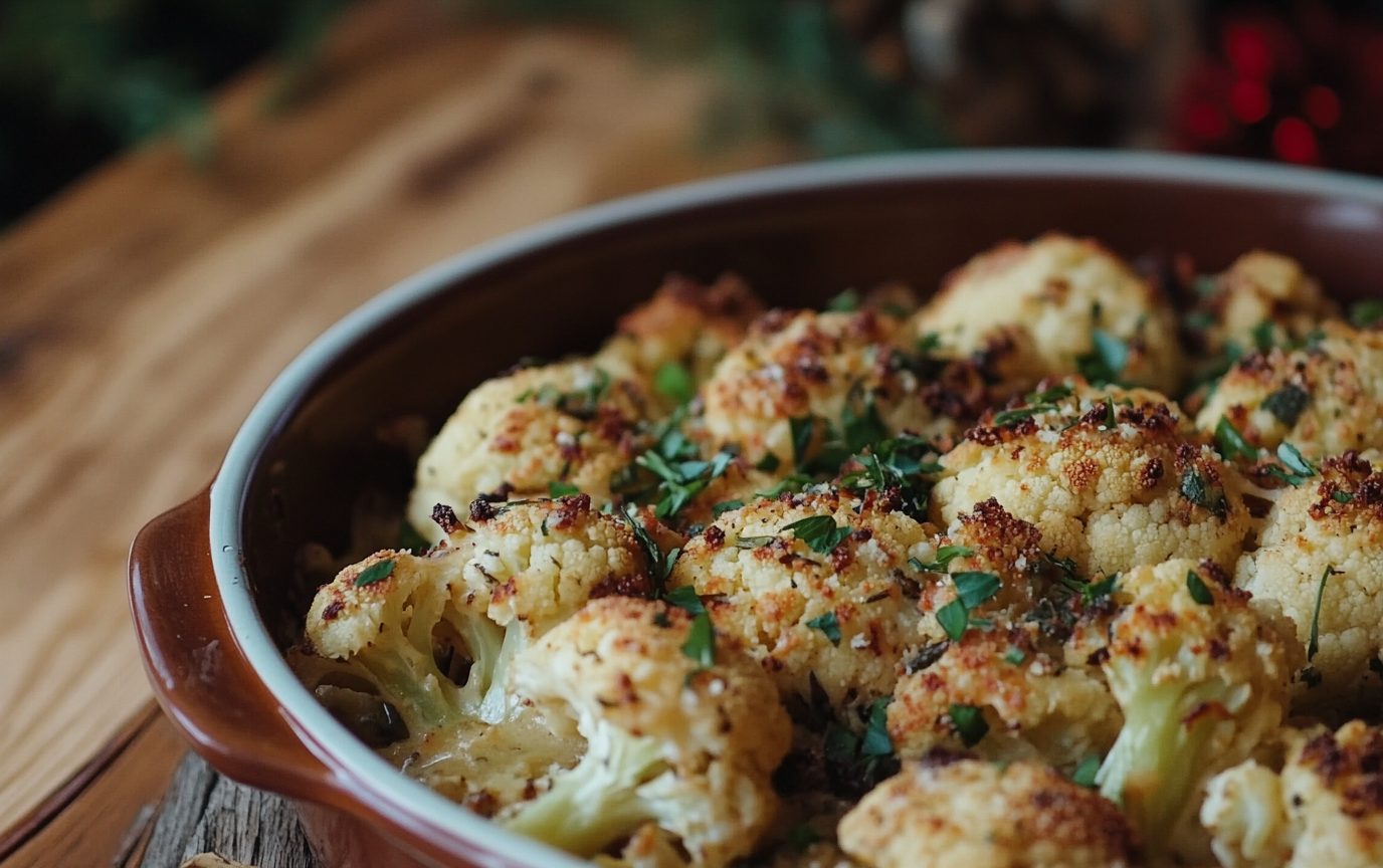 Plant-Based Cauliflower Bake - Light Orange Bean